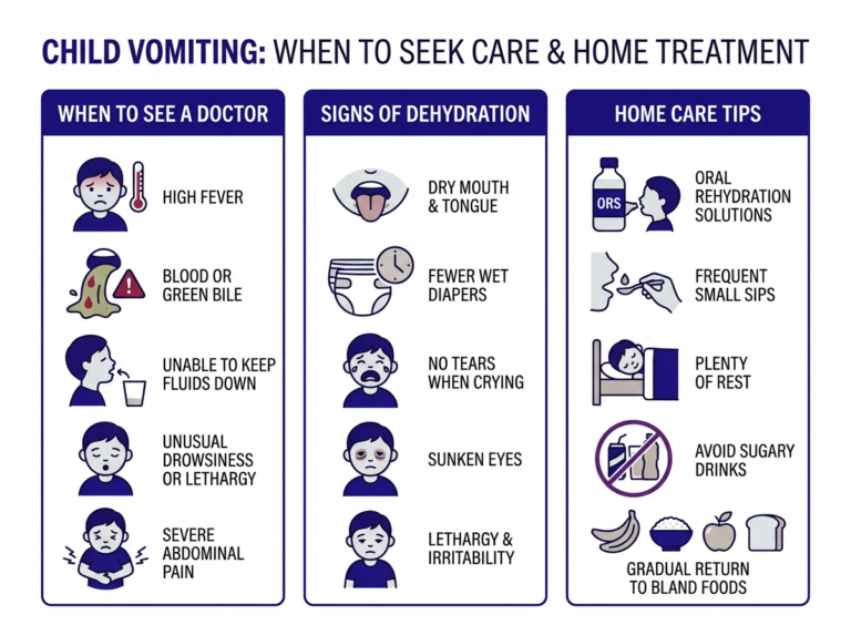 Child Vomiting: When to See a Doctor and When to Wait It Out