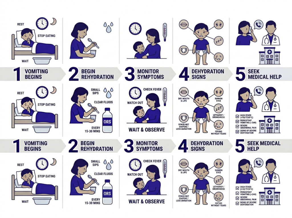 Child Vomiting: When to See a Doctor and When to Wait It Out