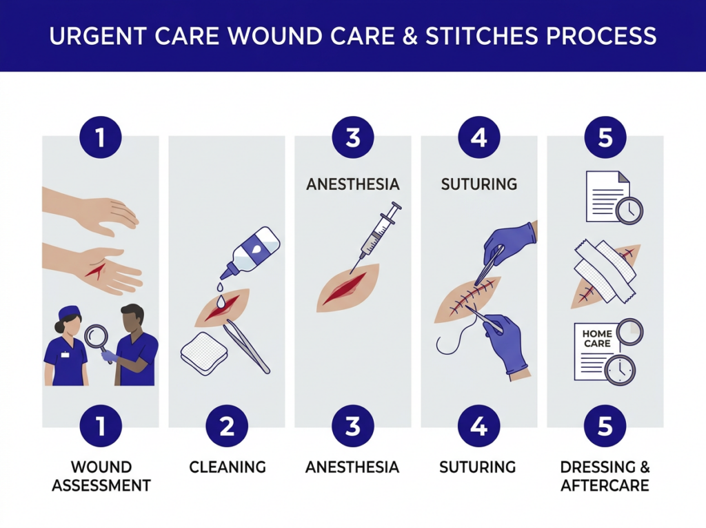 Does Urgent Care Do Stitches? Cuts, Lacerations, and What to Expect ...